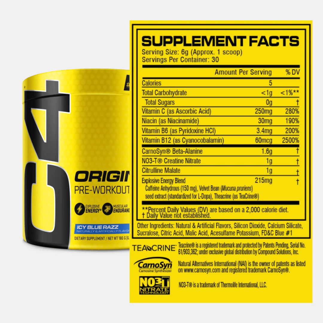 C4® Original Pre-Workout Powder - GENMAG
