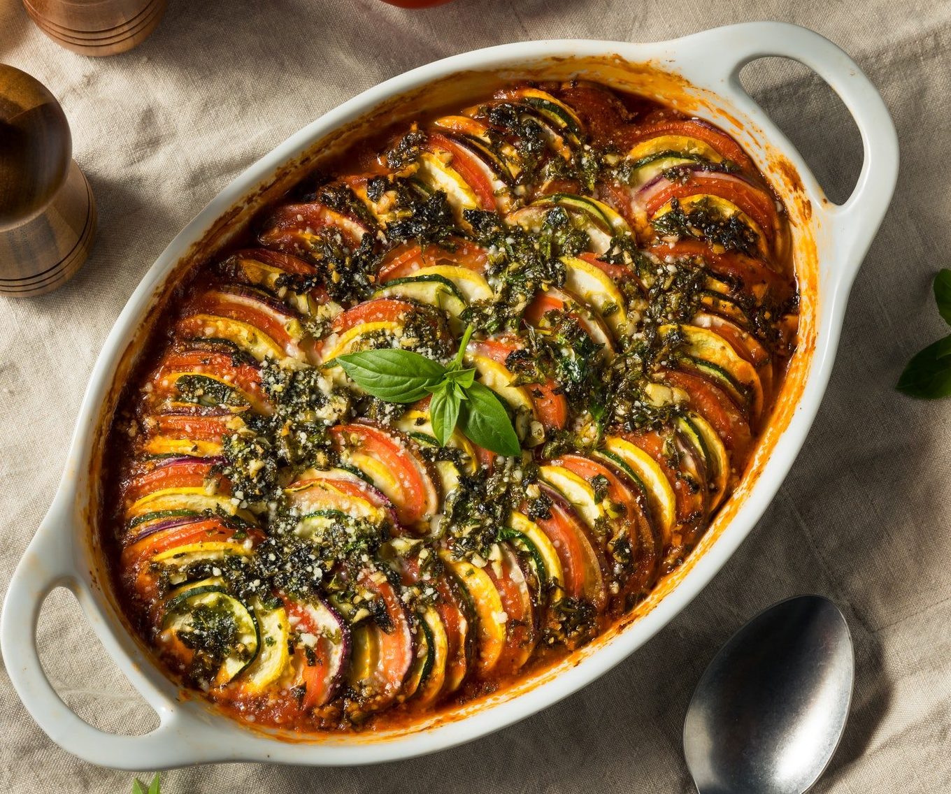 Rustic Baked Ratatouille - GENMAG