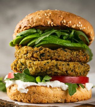 Vegan Zucchini Burger - GENMAG